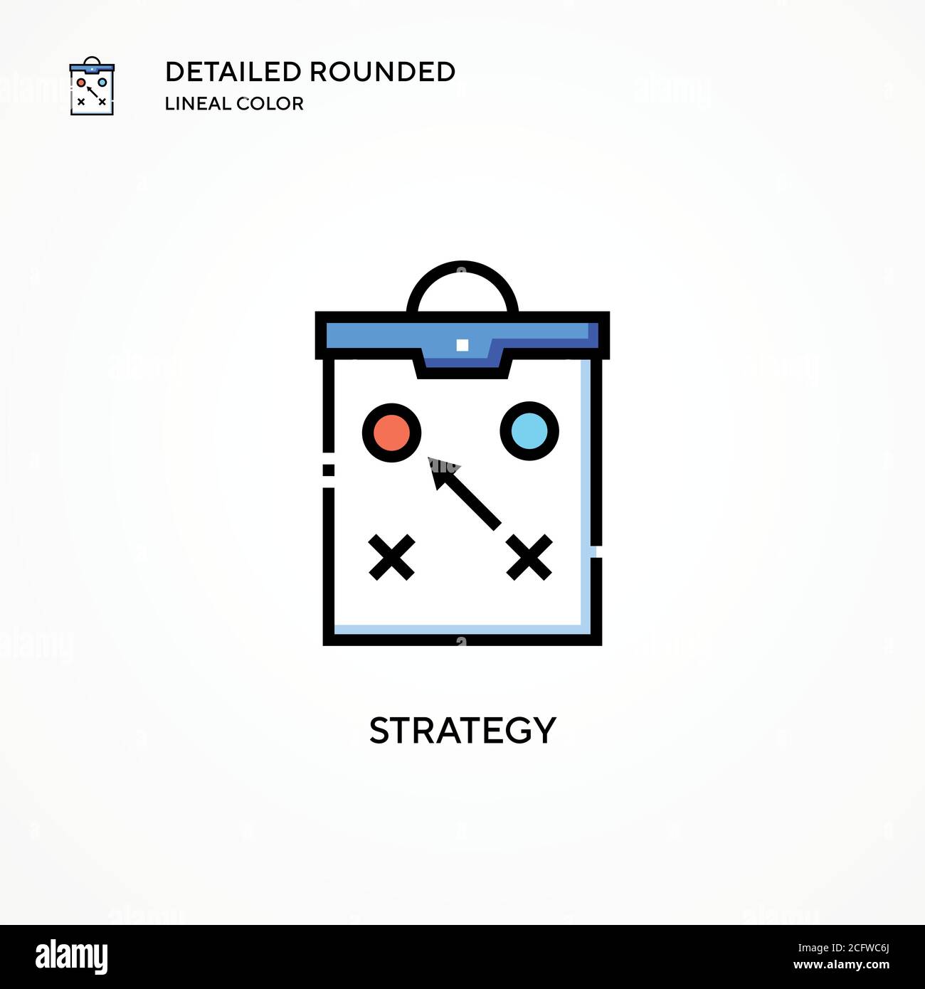 Strategy vector icon. Modern vector illustration concepts. Easy to edit ...