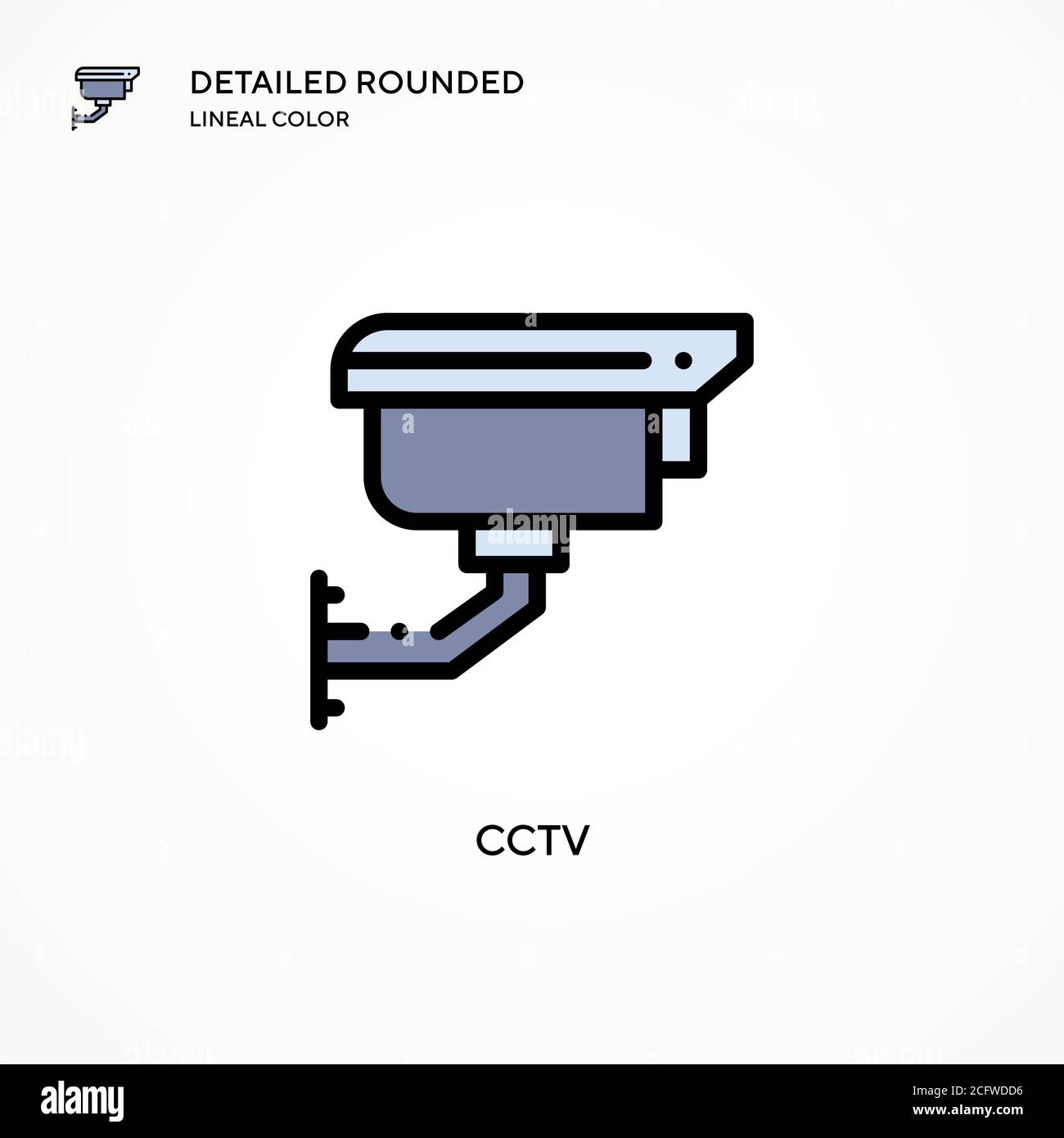 Cctv vector icon. Modern vector illustration concepts. Easy to edit and ...