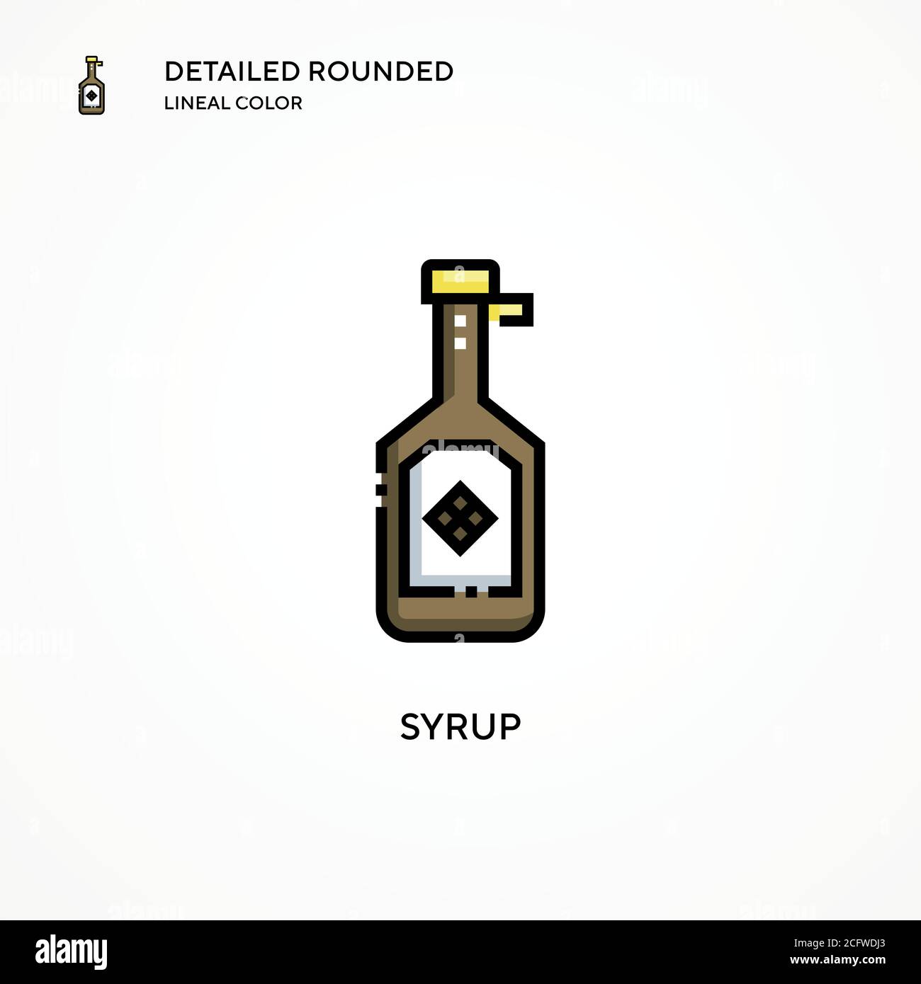 Syrup vector icon. Modern vector illustration concepts. Easy to edit ...