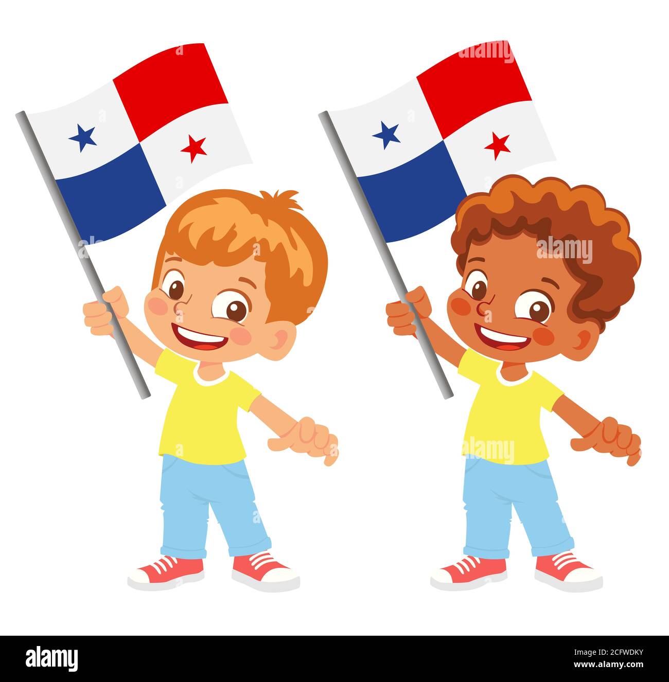 Panamanian Flag Clip Art