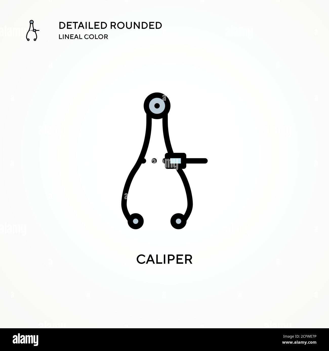 Mechanical vernier caliper Cut Out Stock Images & Pictures - Alamy