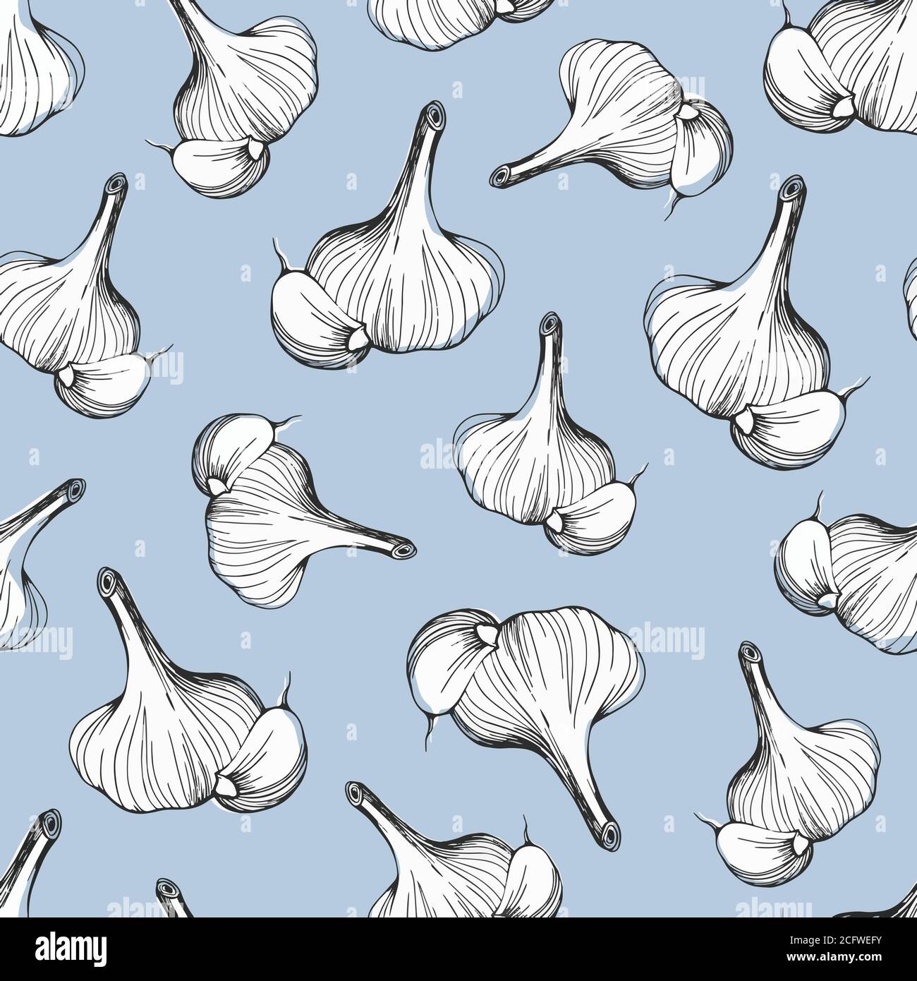 Root system crop garlic Stock Vector Images - Alamy