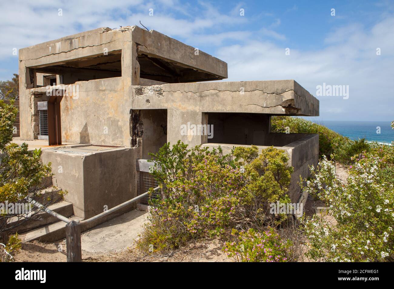 Cheviot Hill Battery Observation Post, Point Nepean National Park Stock ...