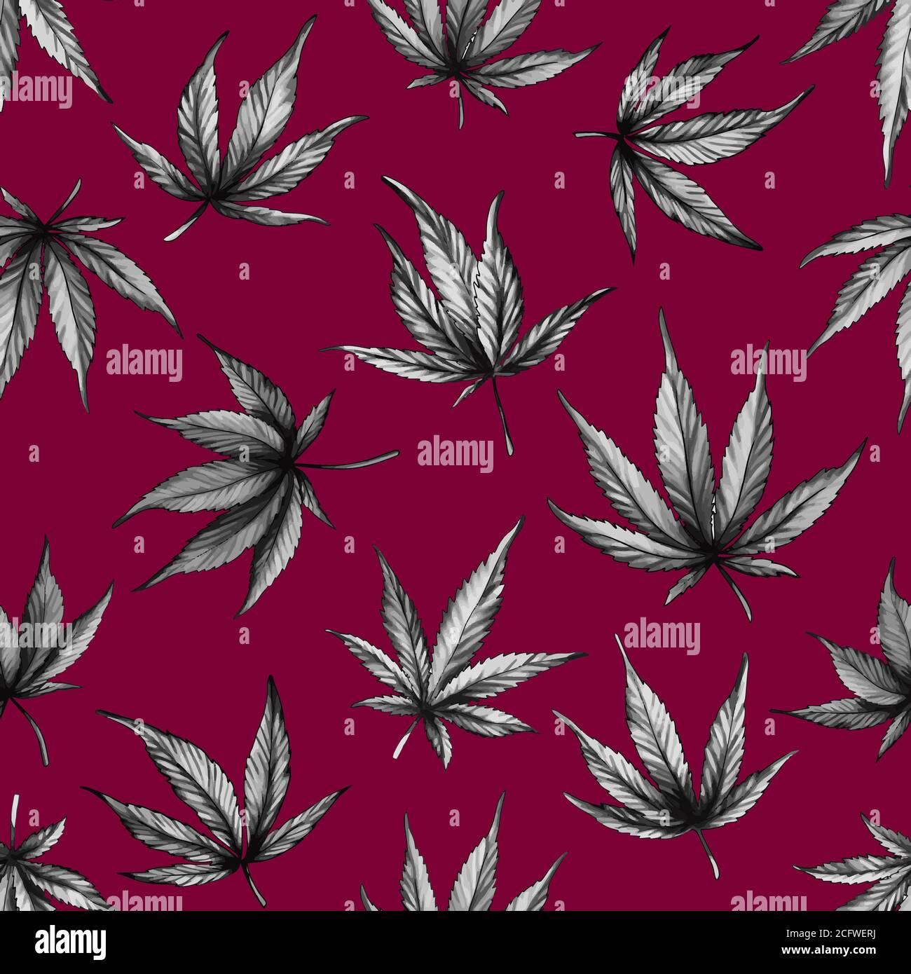 Red Weed Pattern