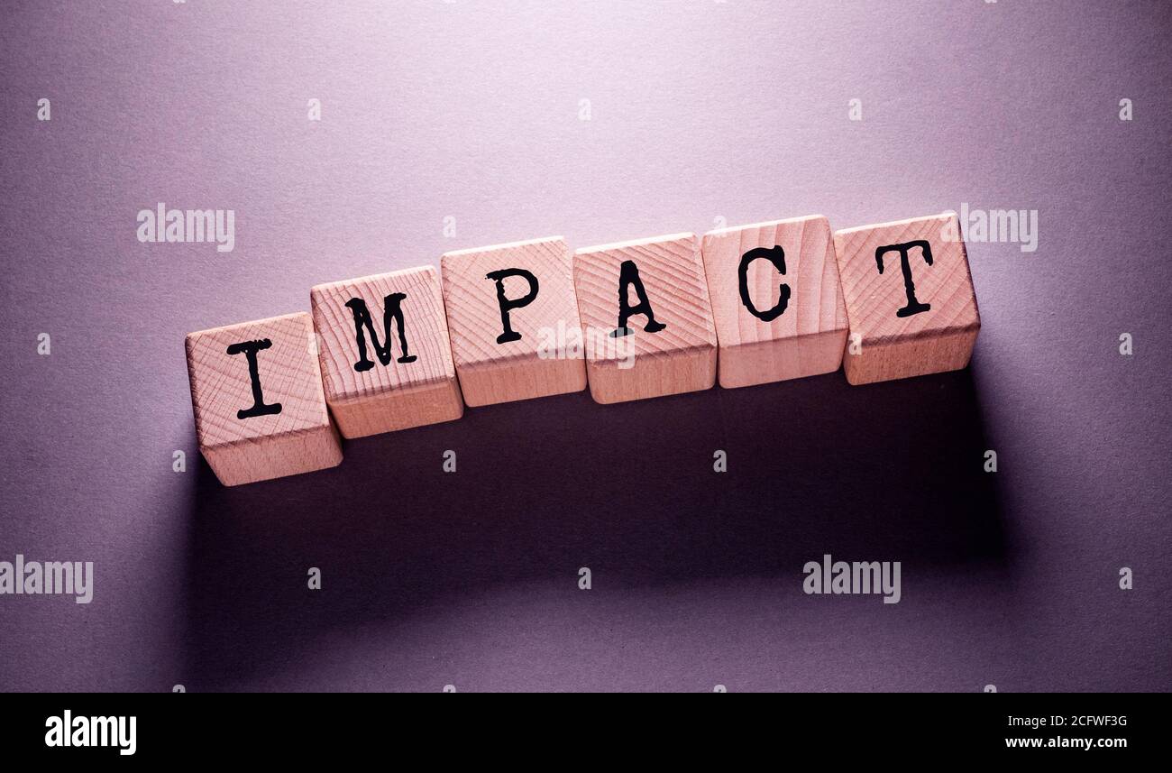 Impact word hi-res stock photography and images - Alamy