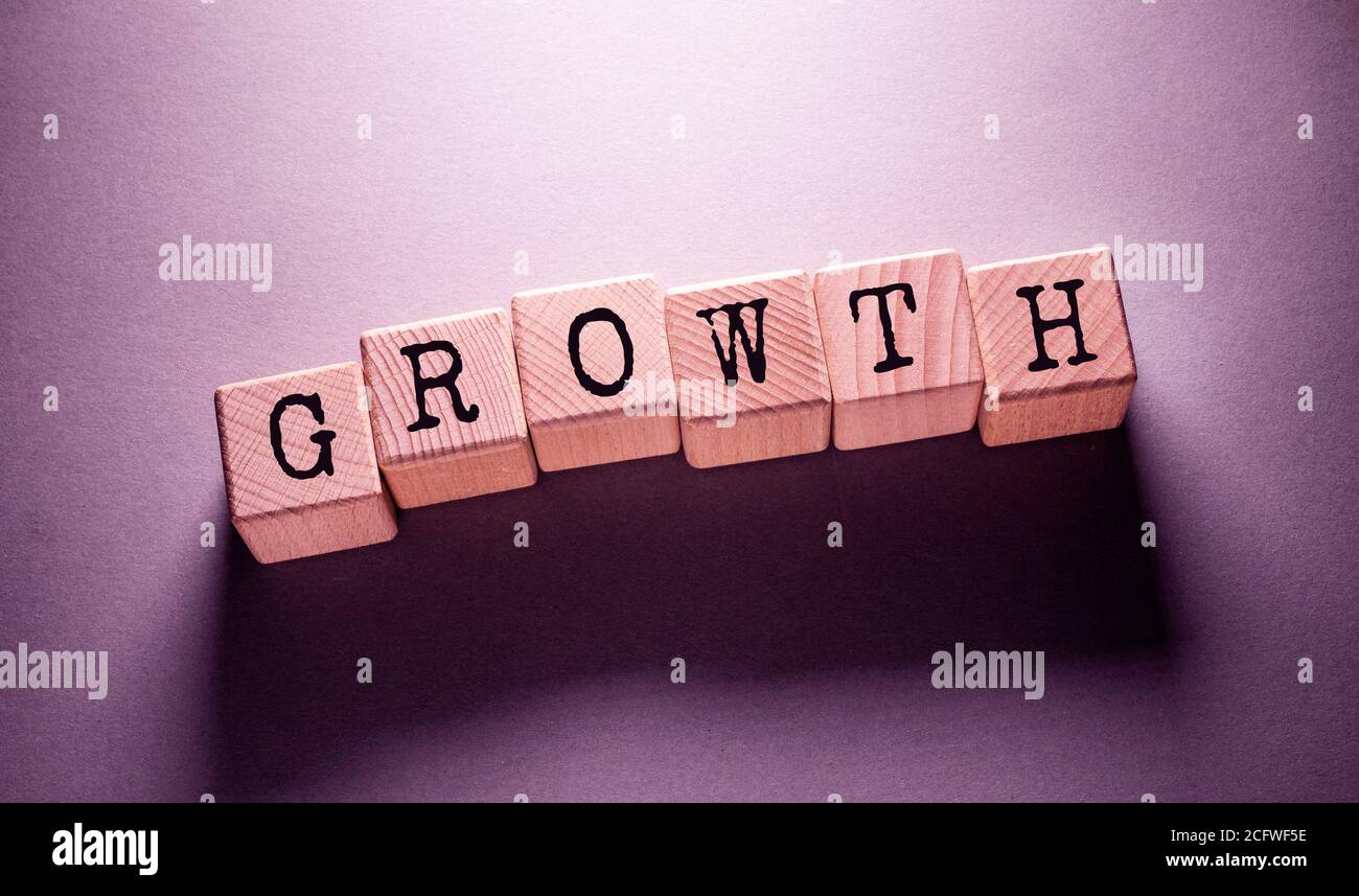 Growth word hi-res stock photography and images - Alamy