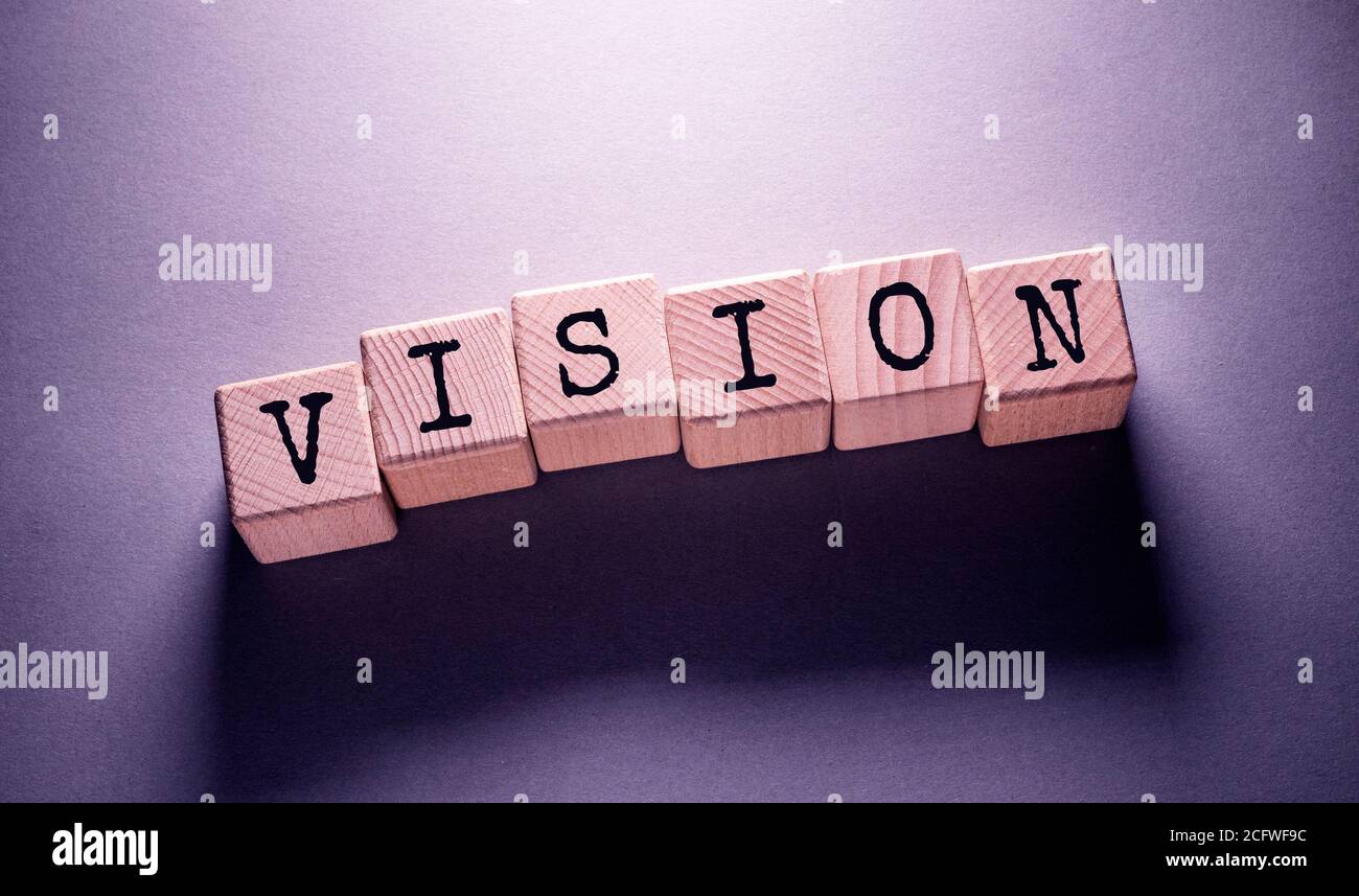 Vision word eye hi-res stock photography and images - Alamy