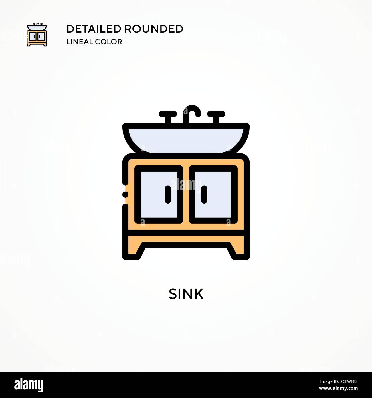 Sanitary counter Stock Vector Images - Alamy