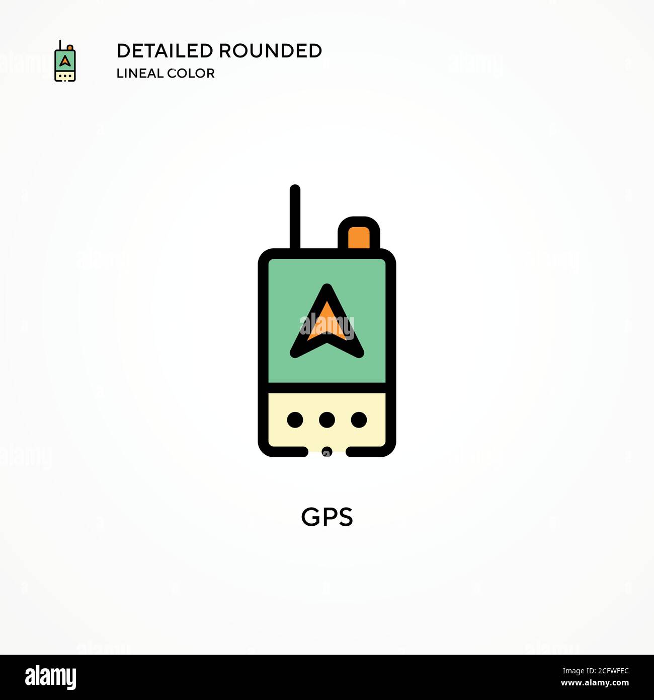 Gps vector icon. Modern vector illustration concepts. Easy to edit and ...