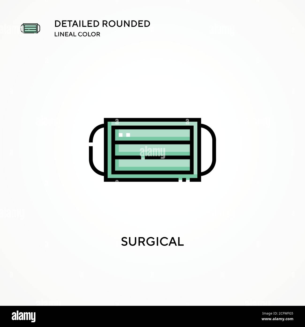 Surgical vector icon. Modern vector illustration concepts. Easy to edit ...