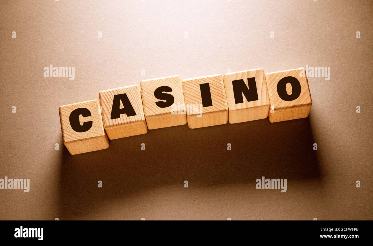 Casino word hi-res stock photography and images - Alamy