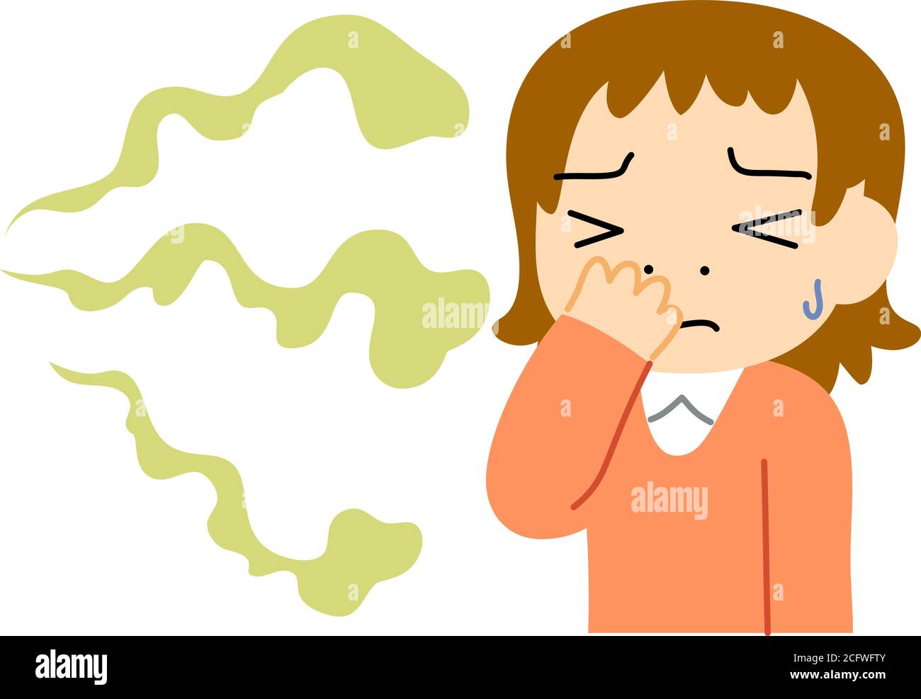 Smell trouble Stock Vector Images - Alamy