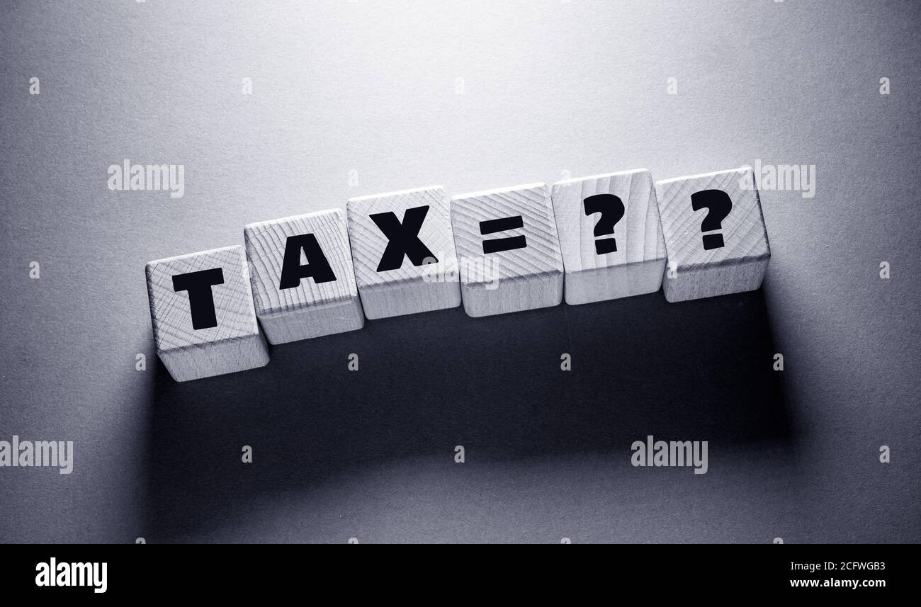 Word tax return symbol hi-res stock photography and images - Alamy