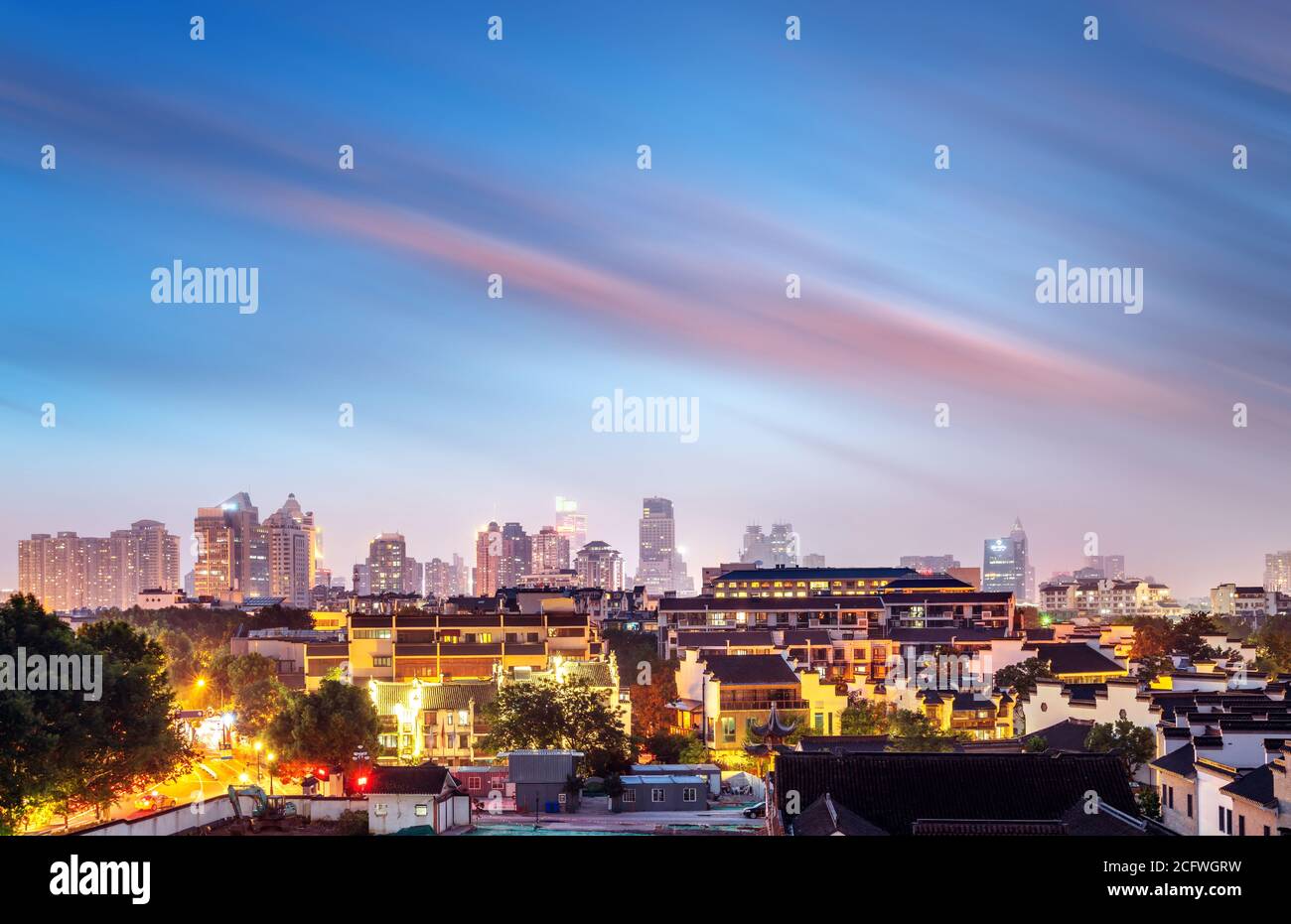 Nanjing city night view hi-res stock photography and images - Alamy
