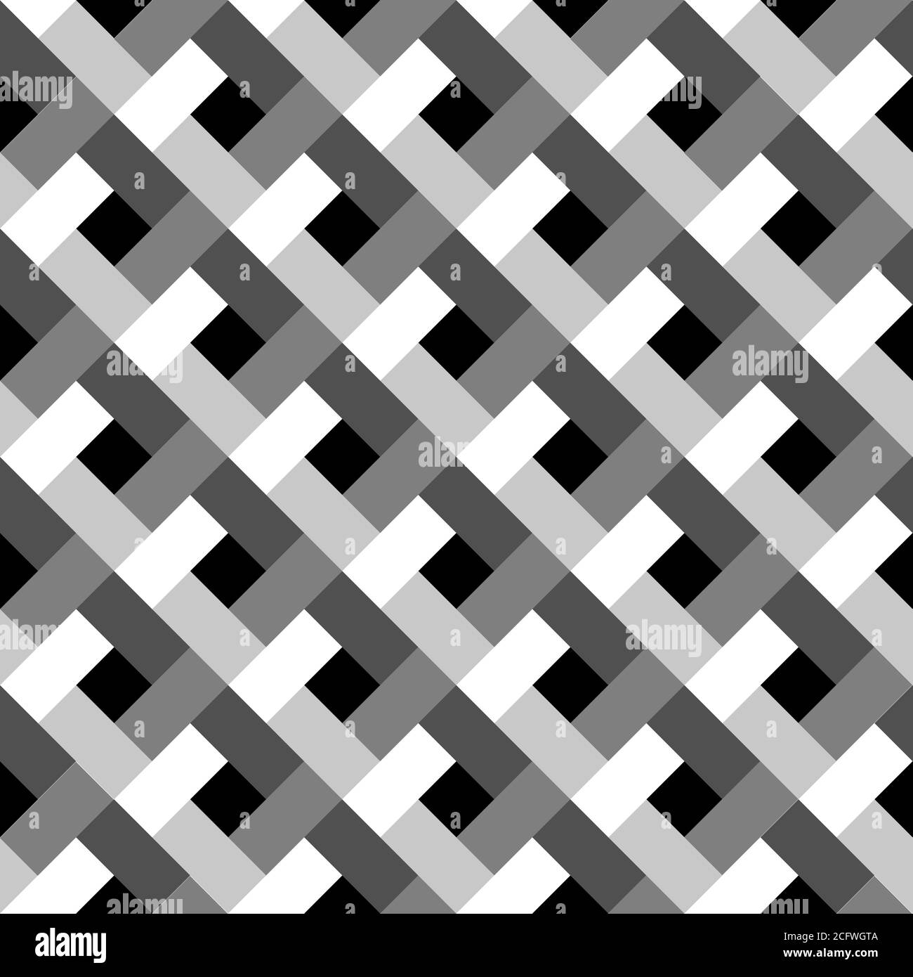 Abstract Black And White Seamless Rectangle Bricks Pattern Background ...