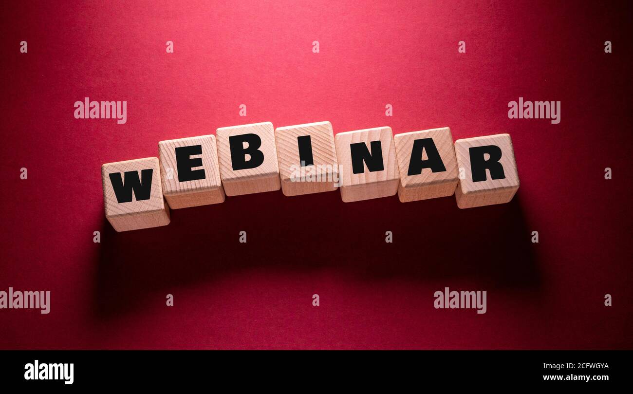 Webinar word hi-res stock photography and images - Alamy
