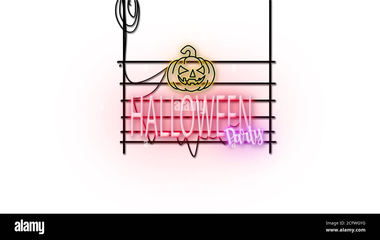 Symbol glowing neon sign style Cut Out Stock Images & Pictures - Alamy