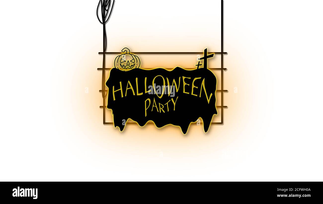 Symbol glowing neon sign style Cut Out Stock Images & Pictures - Alamy