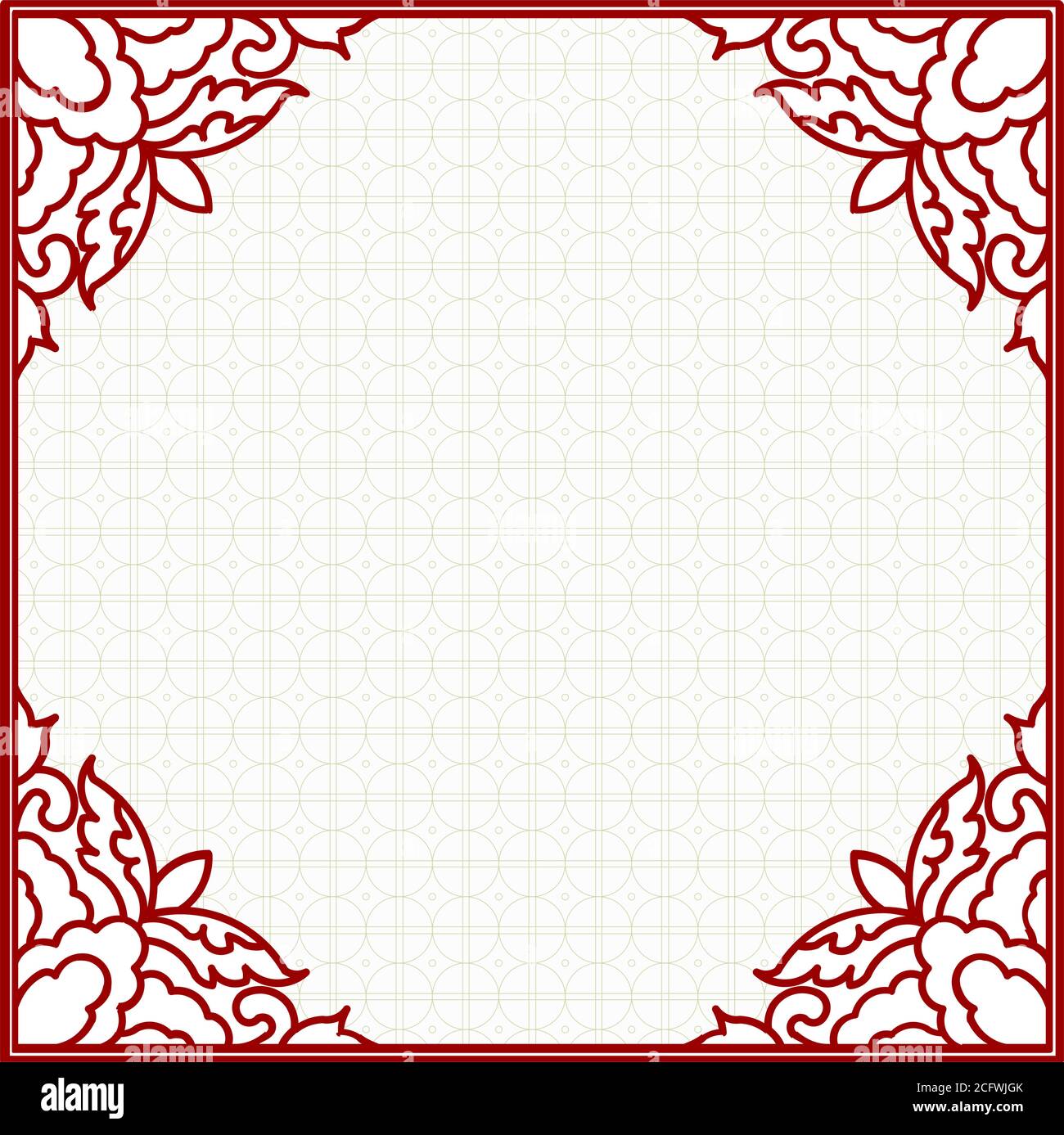 Chinese Traditional Background, White Page Stock Vector Image & Art - Alamy