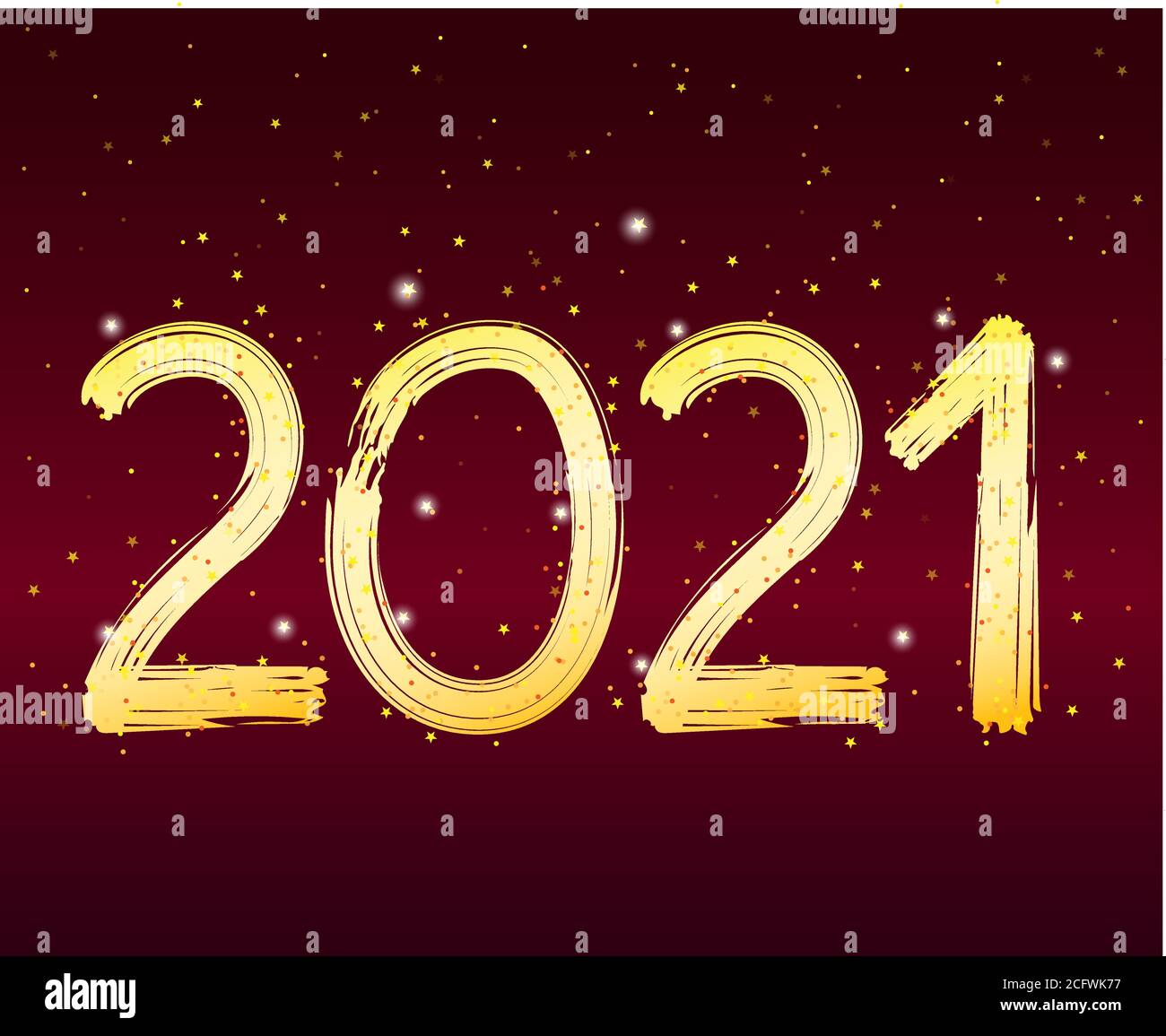 2021 numeral Stock Vector Images - Alamy