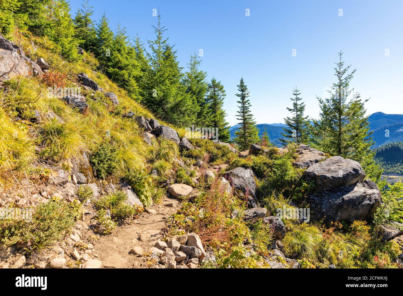 Trailhead view hi-res stock photography and images - Alamy