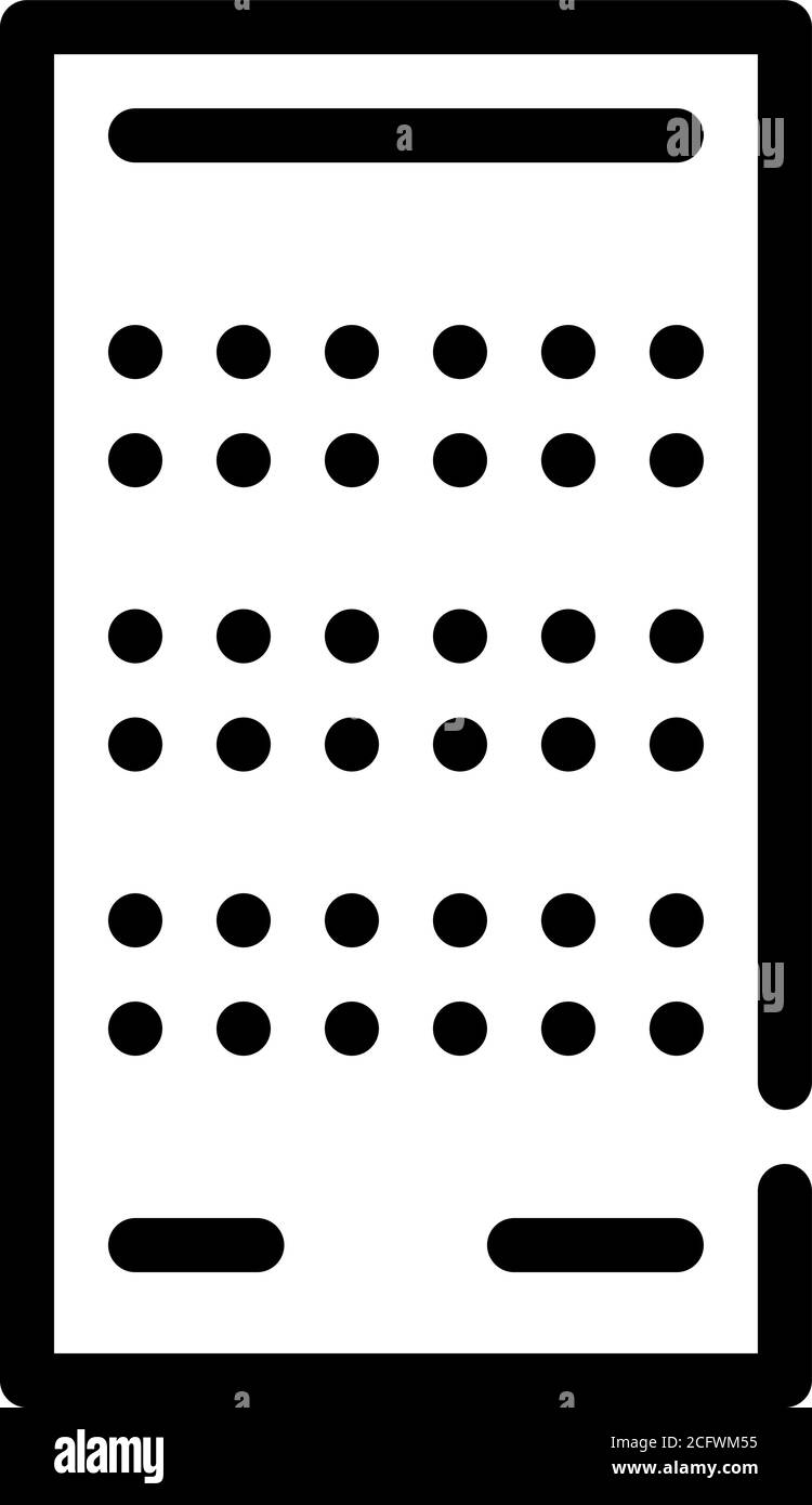 lottery card line icon vector isolated illustration Stock Vector Image ...