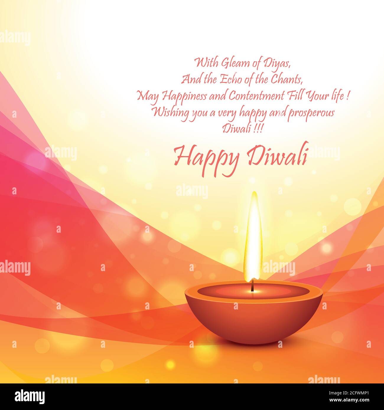 Diwali Festival Card Template Stock Vector Images - Alamy