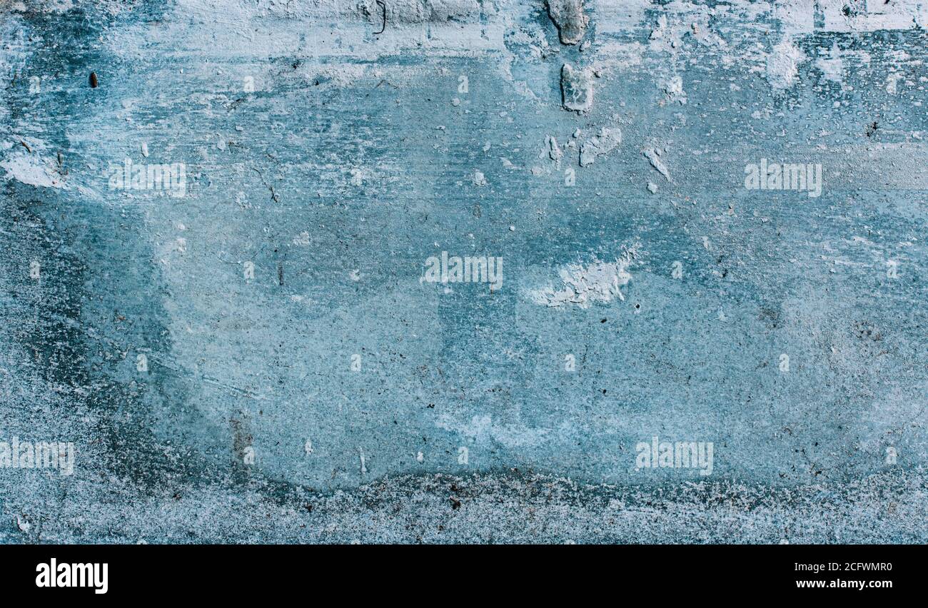 Nice concrete background light blue color, natural textured surface ...