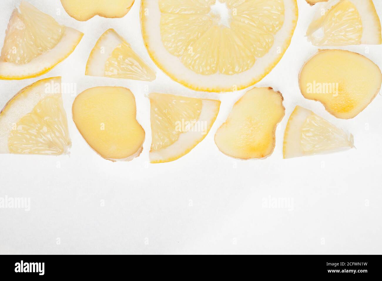 Lemon ginger slices copy hi-res stock photography and images - Alamy