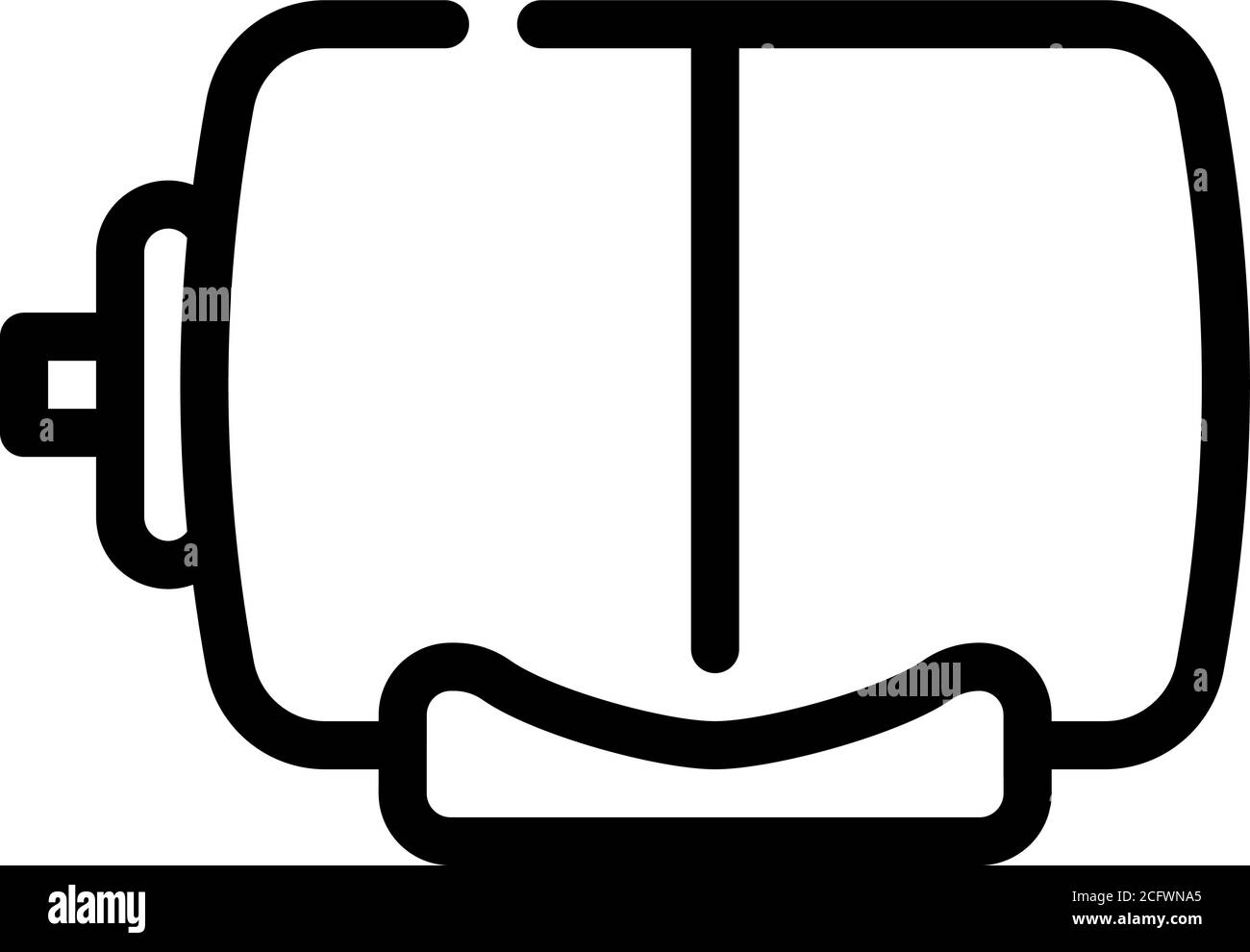 barrel with water line icon vector illustration Stock Vector Image ...