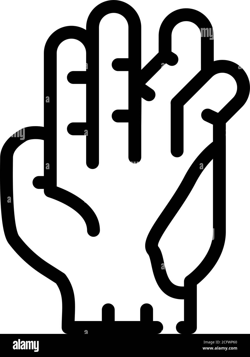 displaced fracture line icon vector isolated illustration Stock Vector ...