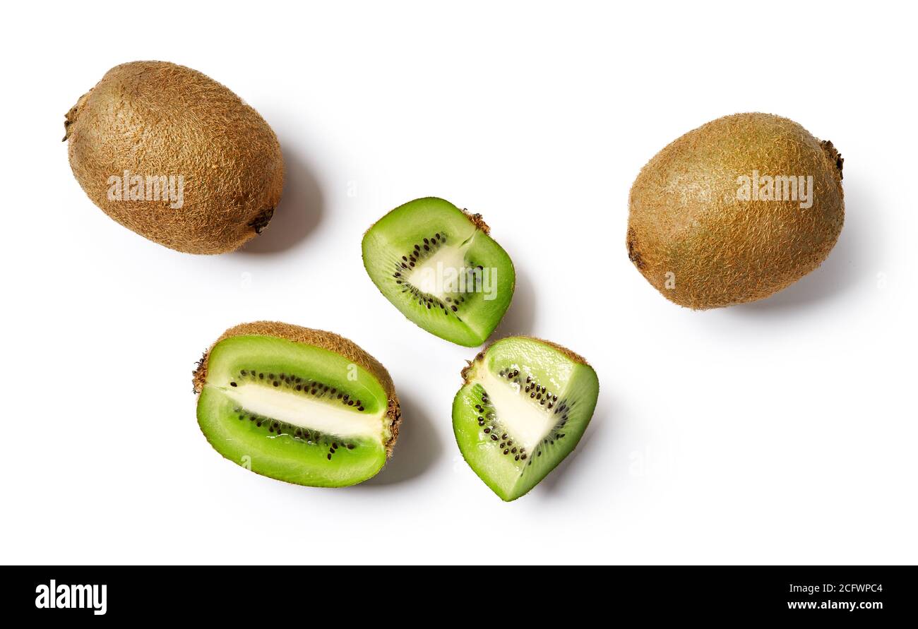 Kiwi top view hi-res stock photography and images - Alamy