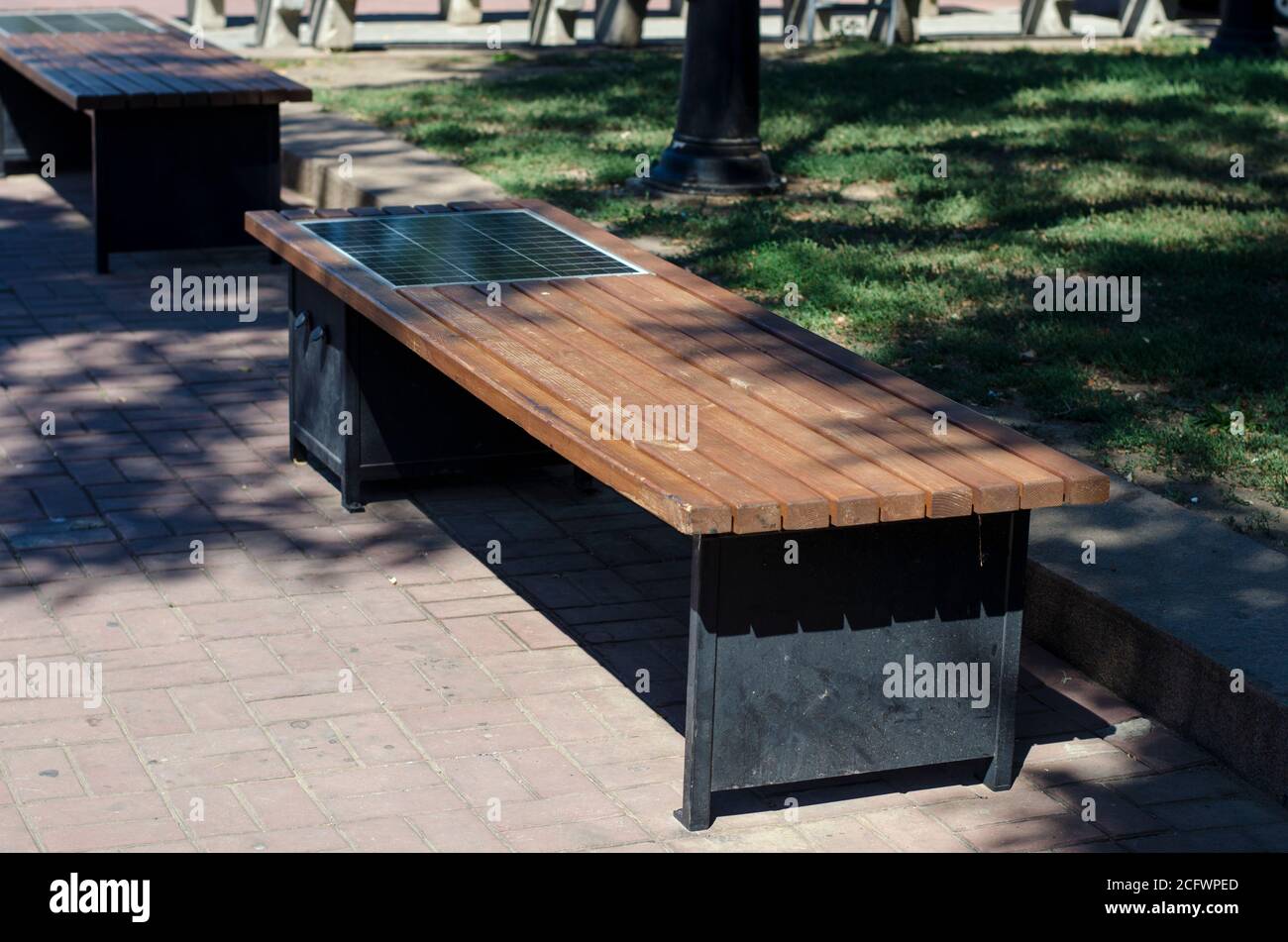 Photovoltaic bench hi-res stock photography and images - Alamy