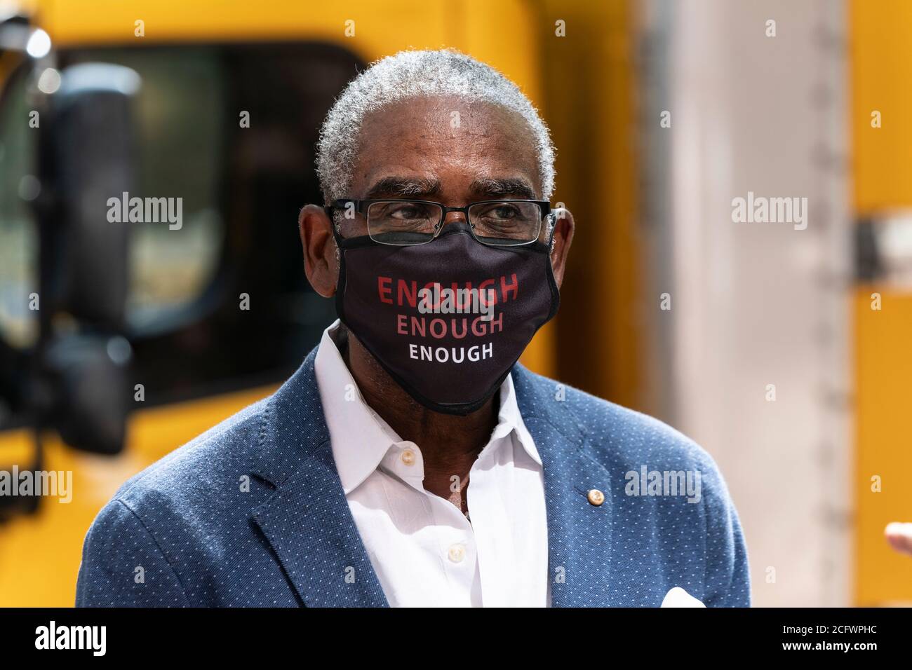 New York, NY - September 7, 2020: Congressman Gregory Meeks attends US ...