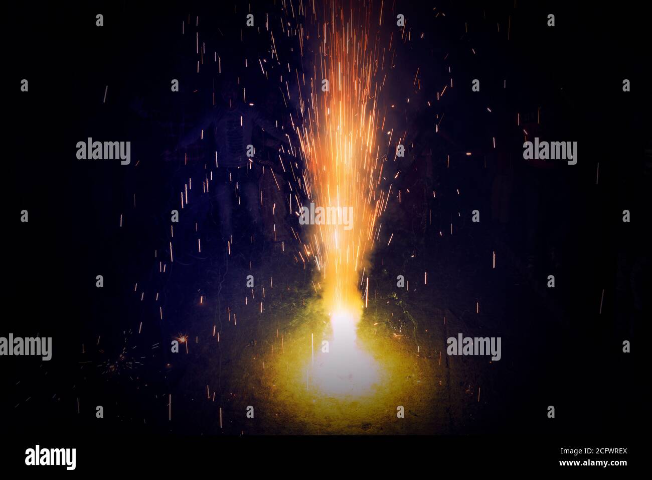 Diwali firework display hi-res stock photography and images - Alamy