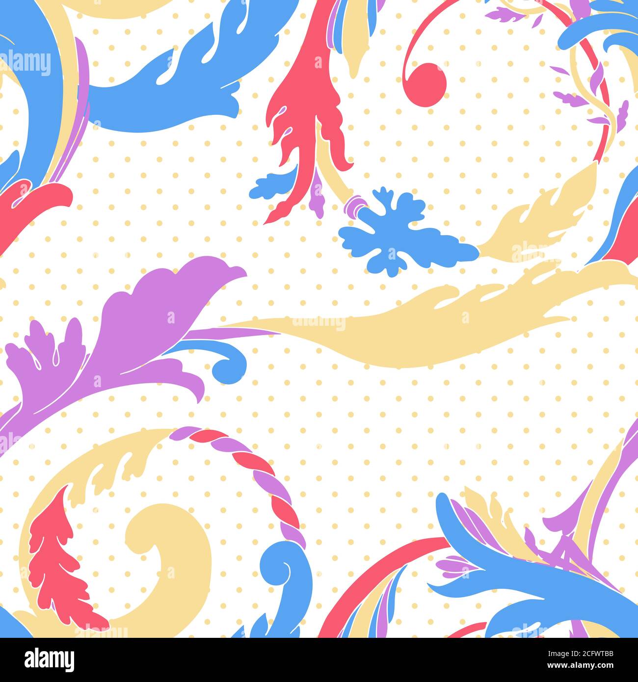 Seamless pattern nature vintage style.Floral classic ornament.Design ...