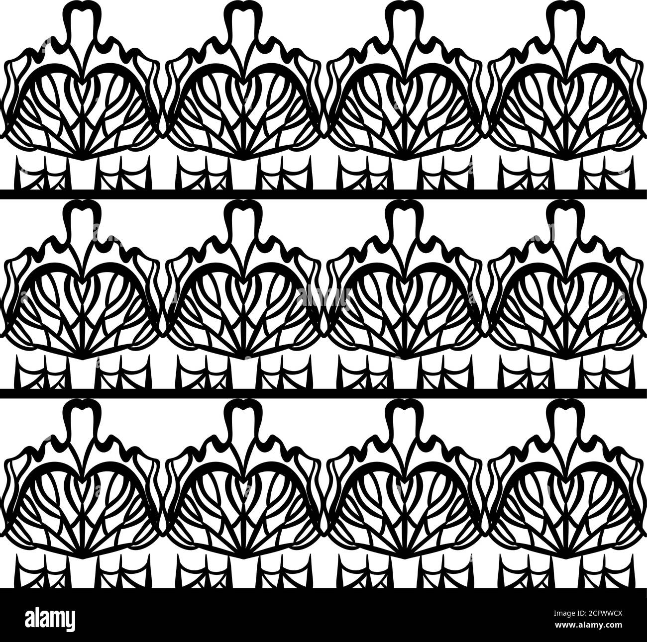 Black Lace Texture Seamless