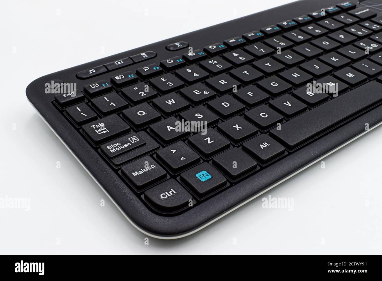 Computer keyboard isolated on white background Stock Photo - Alamy
