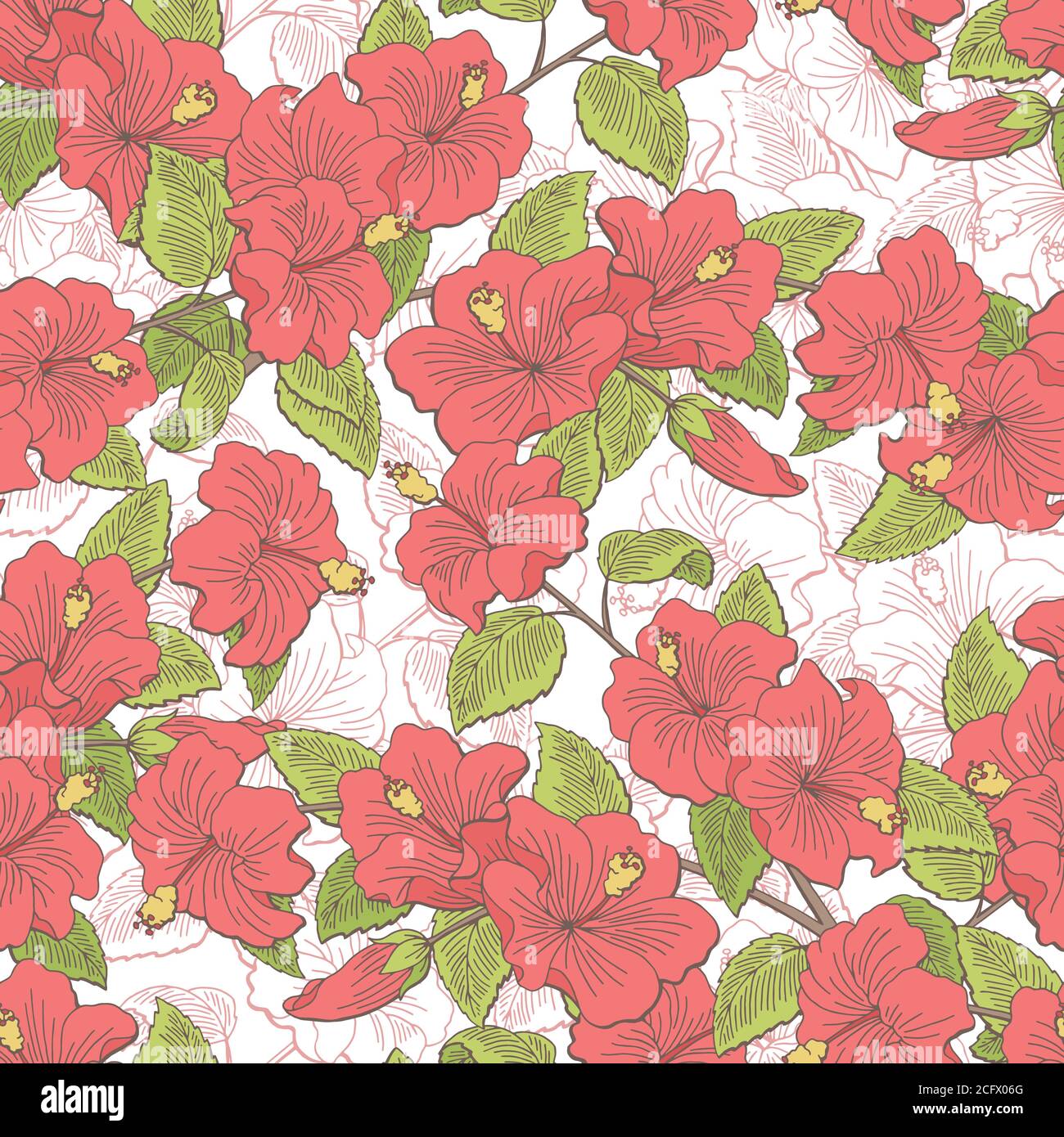 Roselle leaf Stock Vector Images - Alamy