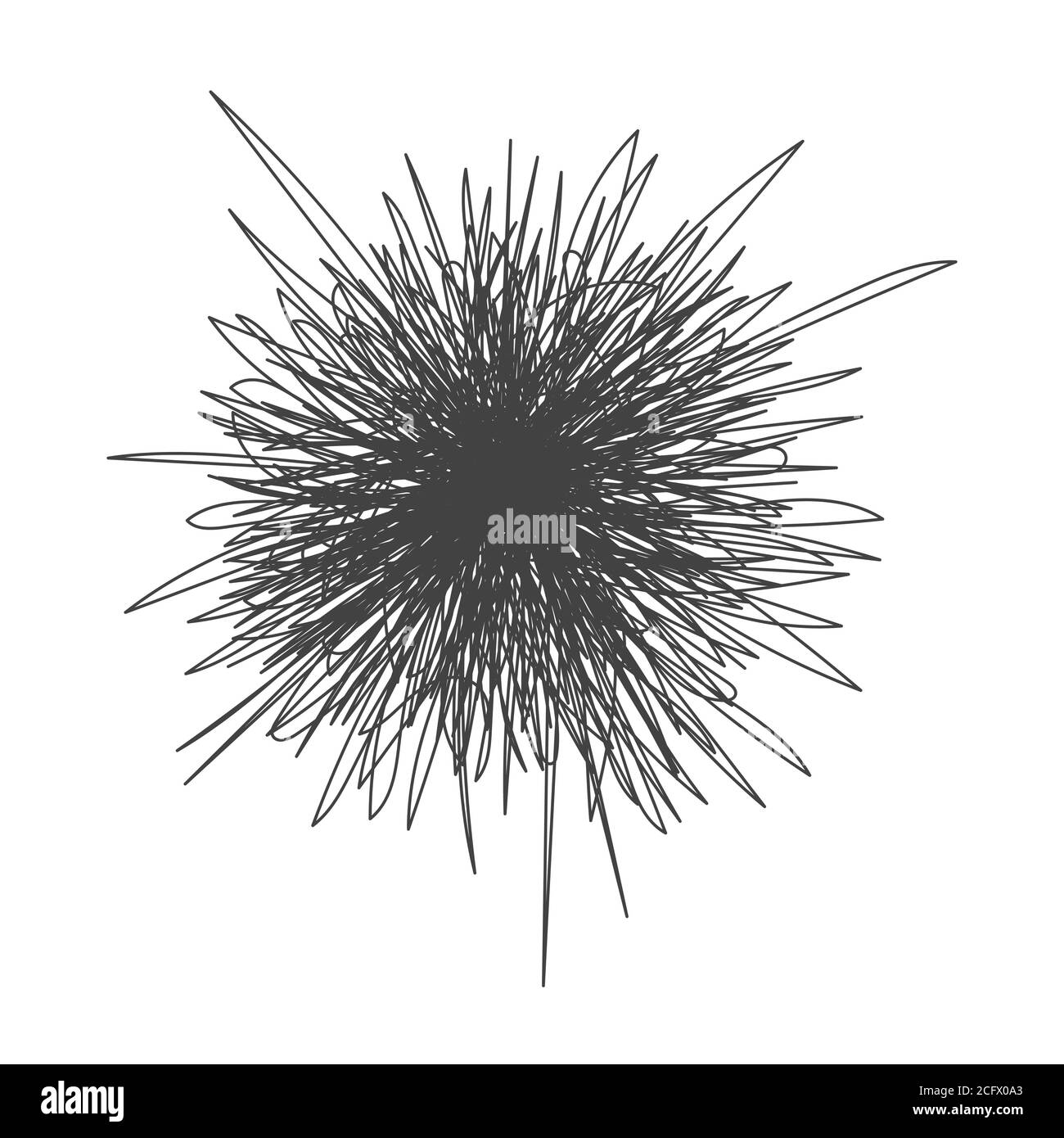 Hand drawing pen tangle Cut Out Stock Images & Pictures - Alamy