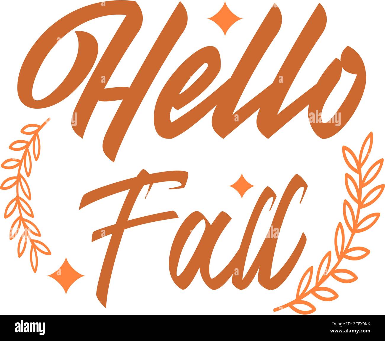 Hello fall Cut Out Stock Images & Pictures - Alamy