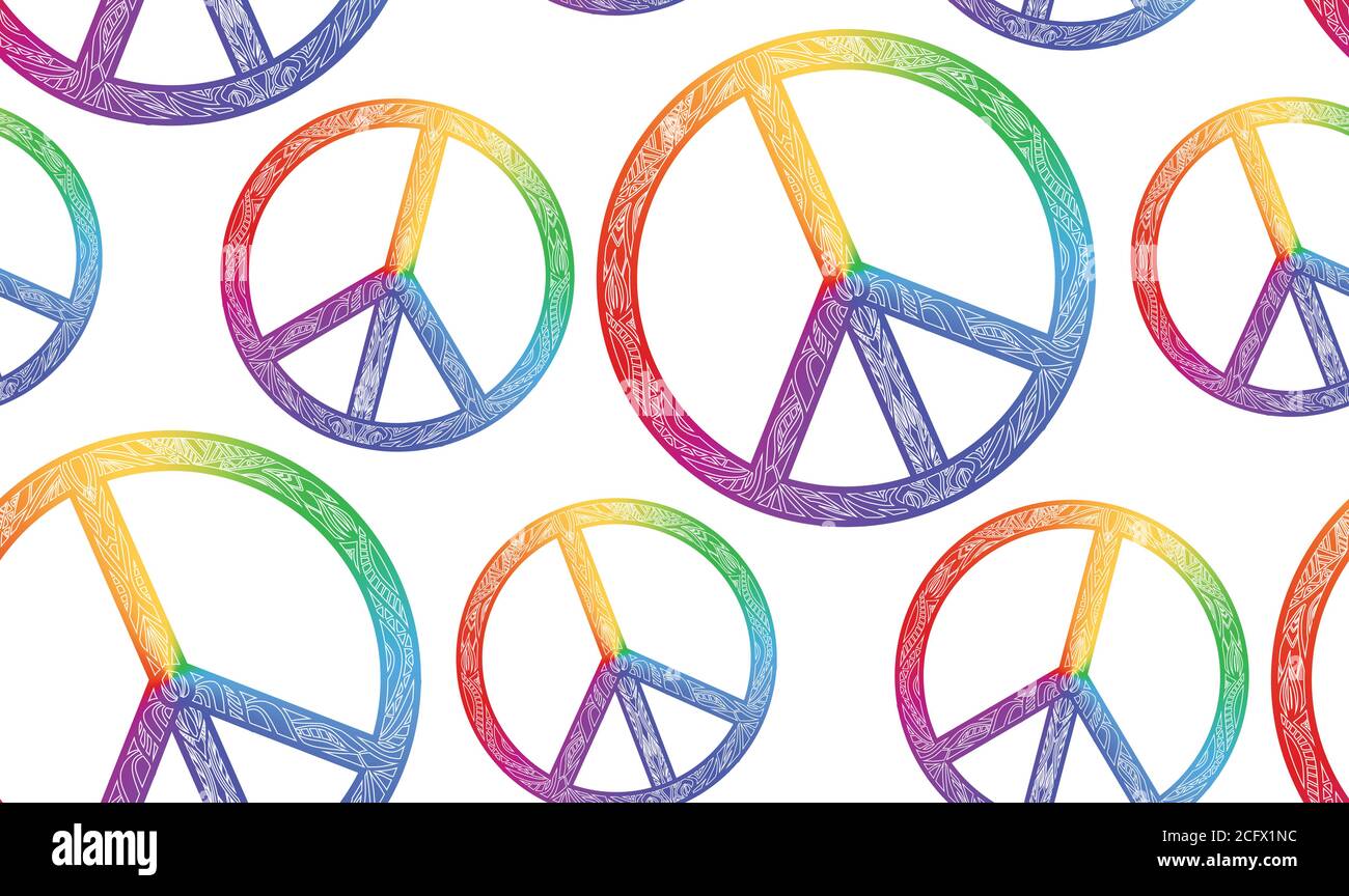 Rainbow Peace Sign Wallpaper