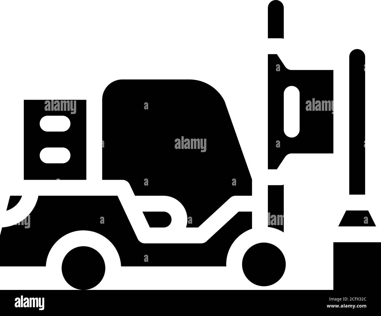 Pile driver Stock Vector Images - Alamy