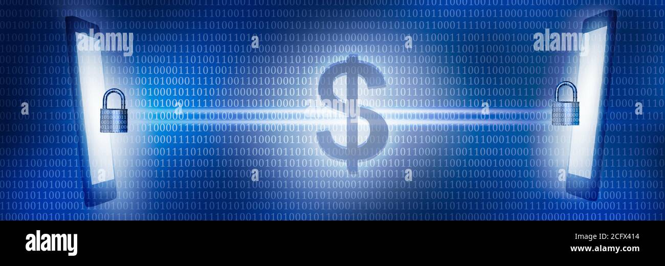 Blue matrix sign hi-res stock photography and images - Alamy