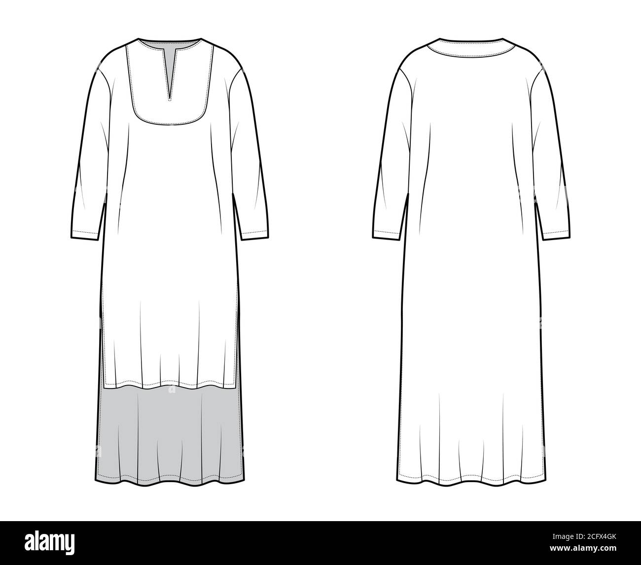 Long kaftan Cut Out Stock Images & Pictures - Alamy