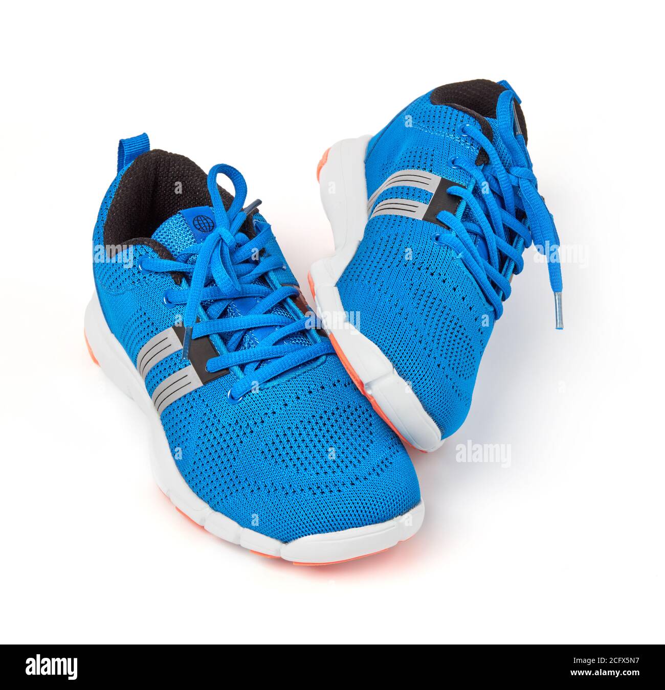 Pair sport shoes front view isolated hi-res stock photography and ...