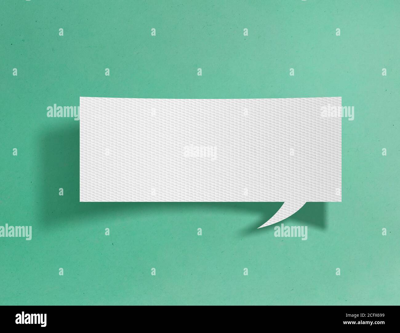 Empty green speech bubble hi-res stock photography and images - Alamy