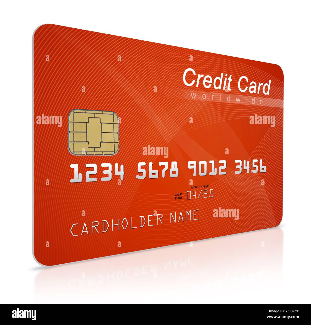 Isolated red debit card hi-res stock photography and images - Alamy