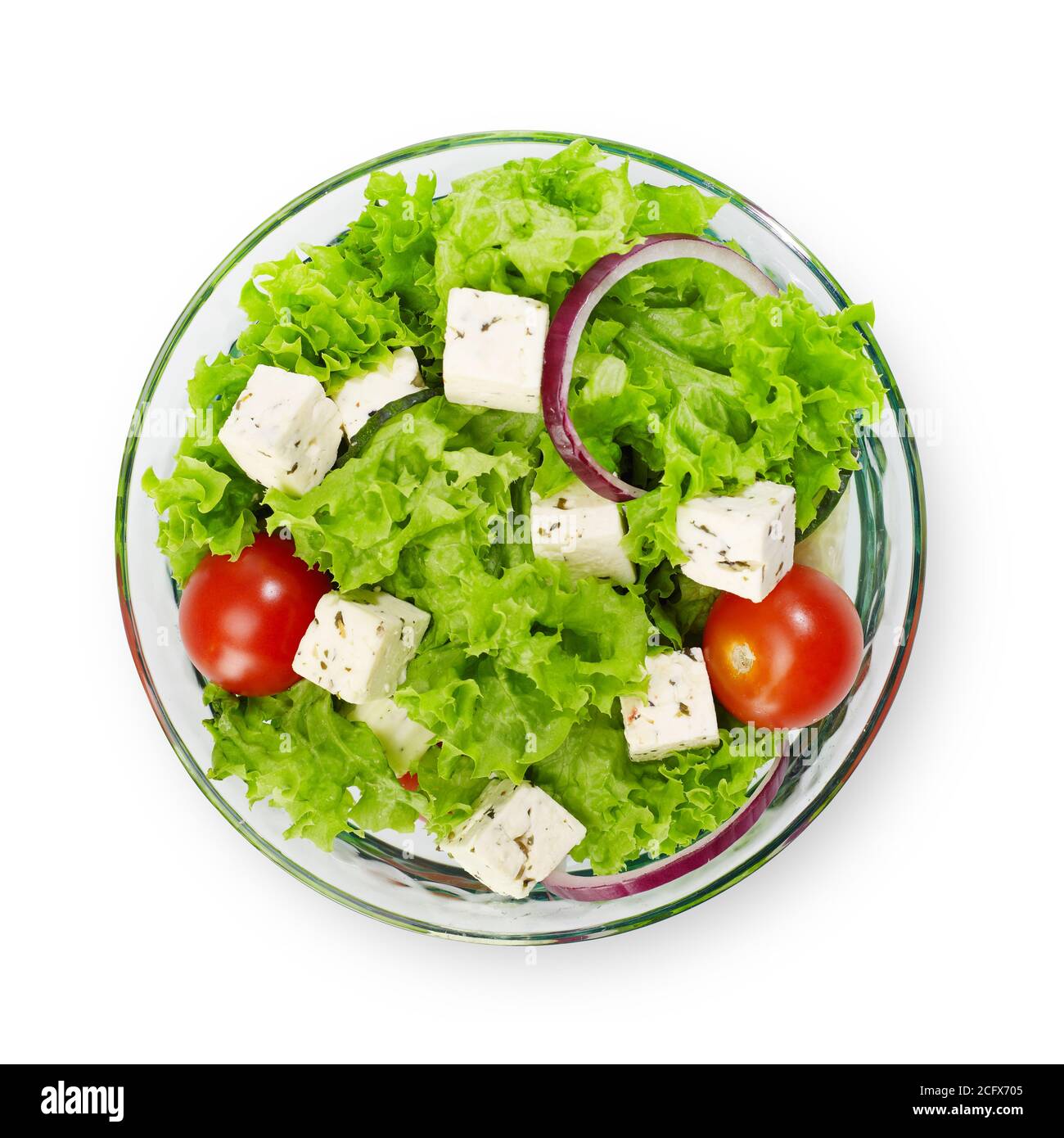 Lettuce green 'salad bowl' Cut Out Stock Images & Pictures - Alamy