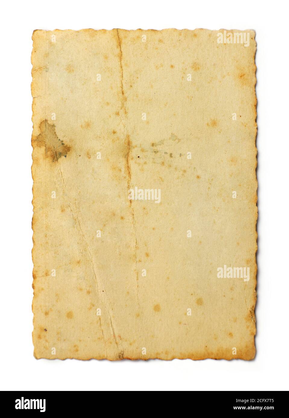 Old photo on white background Stock Photo - Alamy